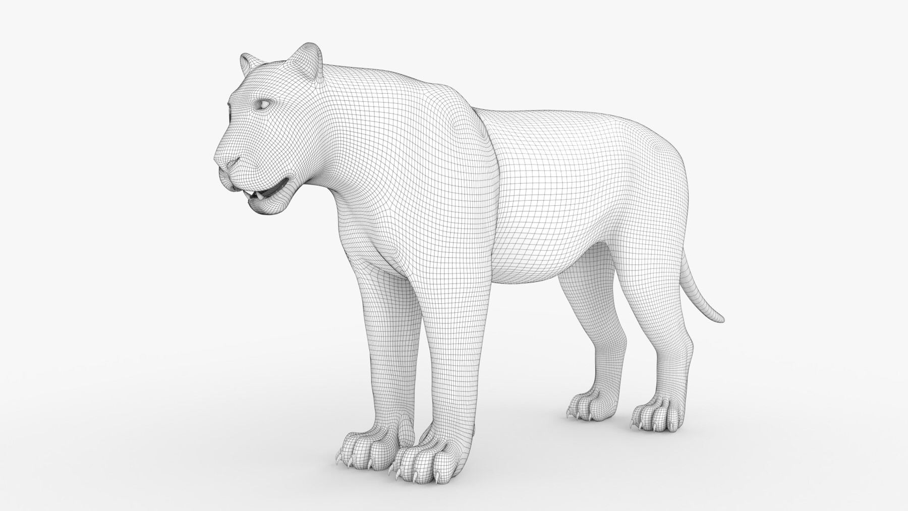 ArtStation - 3D Model: Lion | Game Assets