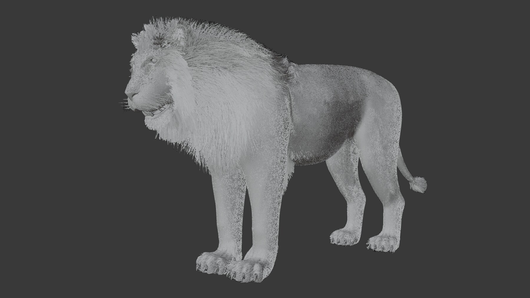 ArtStation - 3D Model: Lion Rigged | Game Assets