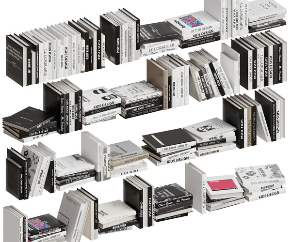 ArtStation - Set of Books 02 | Resources