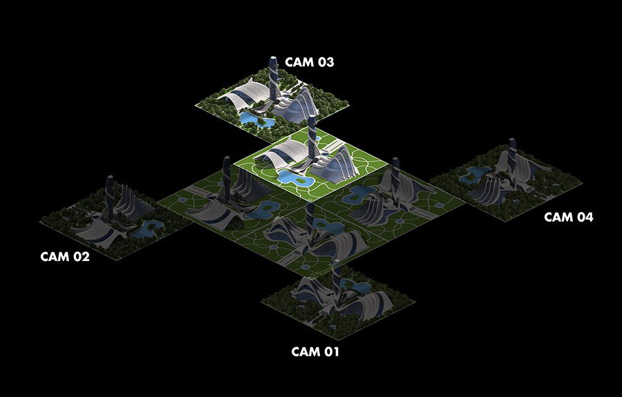 ArtStation - Architecture (Tile#0008, 2x2) – Dimetric Projection ...