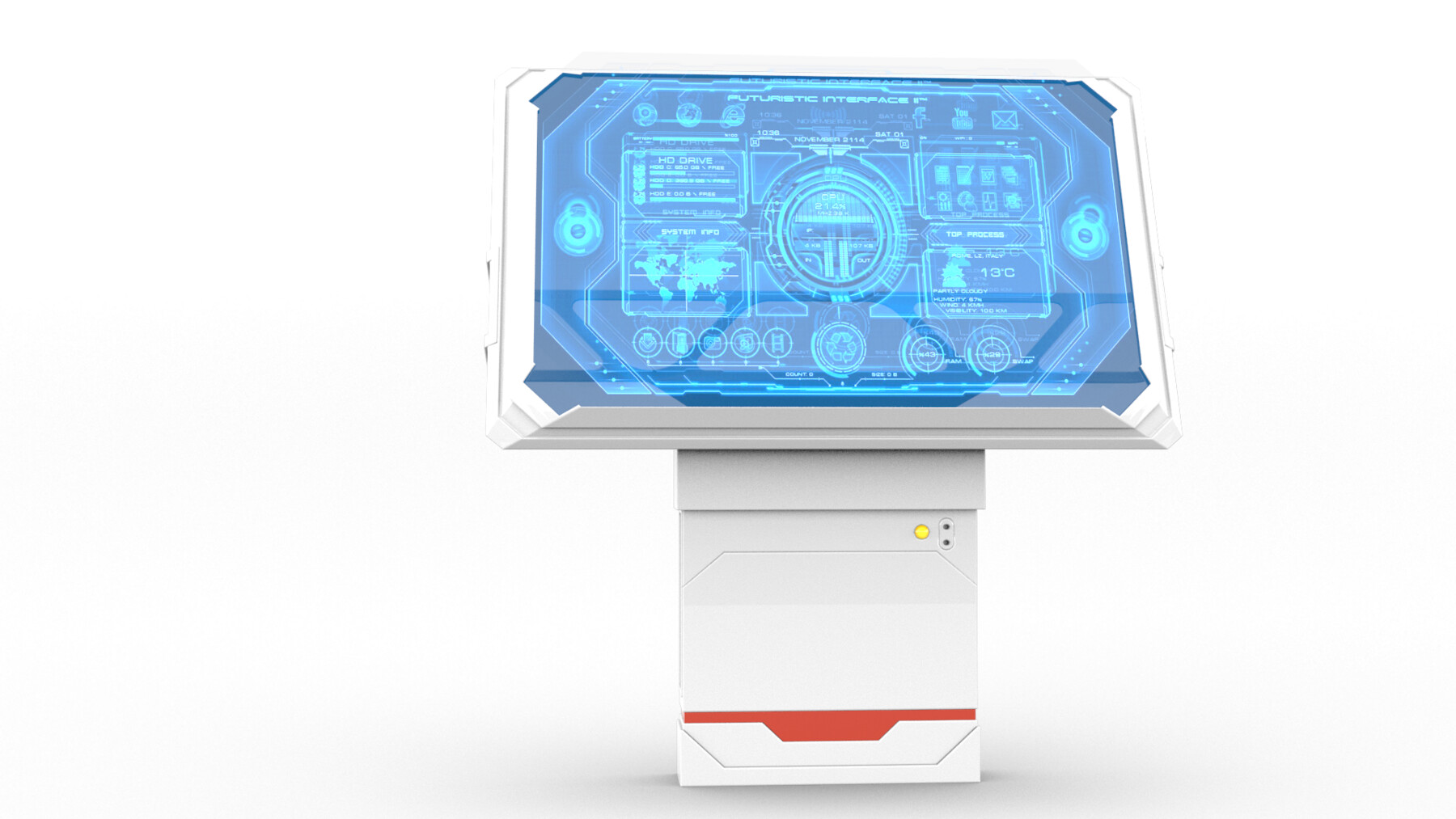 ArtStation - Sci-fi Terminal | Game Assets