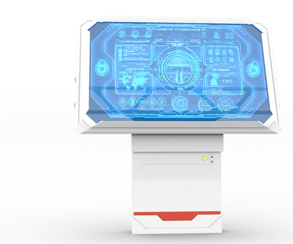 ArtStation - Sci-fi Terminal | Game Assets