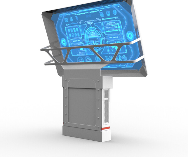 ArtStation - Sci-fi Terminal | Game Assets