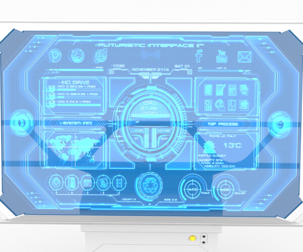 ArtStation - Sci-fi Terminal | Game Assets