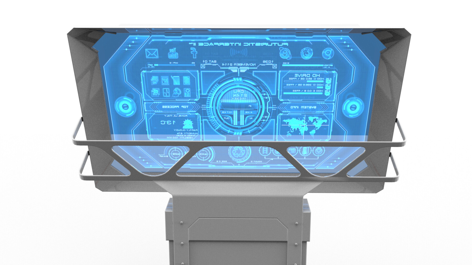 ArtStation - Sci-fi Terminal | Game Assets