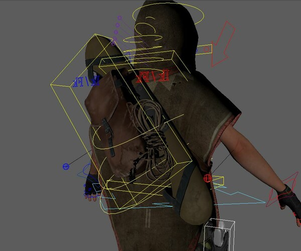 ArtStation - Lara Croft Cozumel Disguise Animation Rig | Game Assets