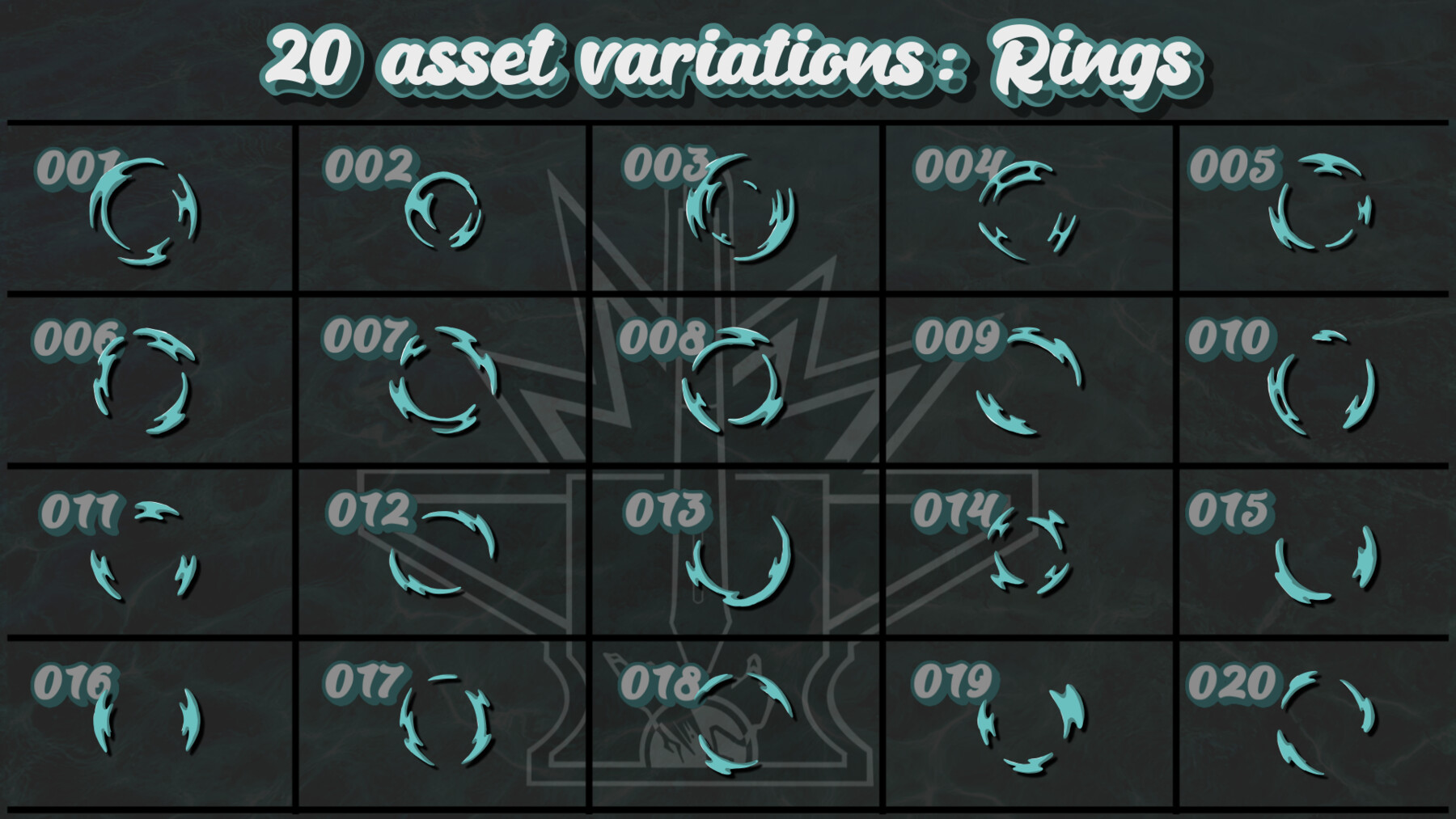 ArtStation - Ripple: Rings | Game Assets