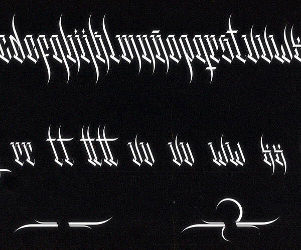 ArtStation - Katana FONT | Artworks