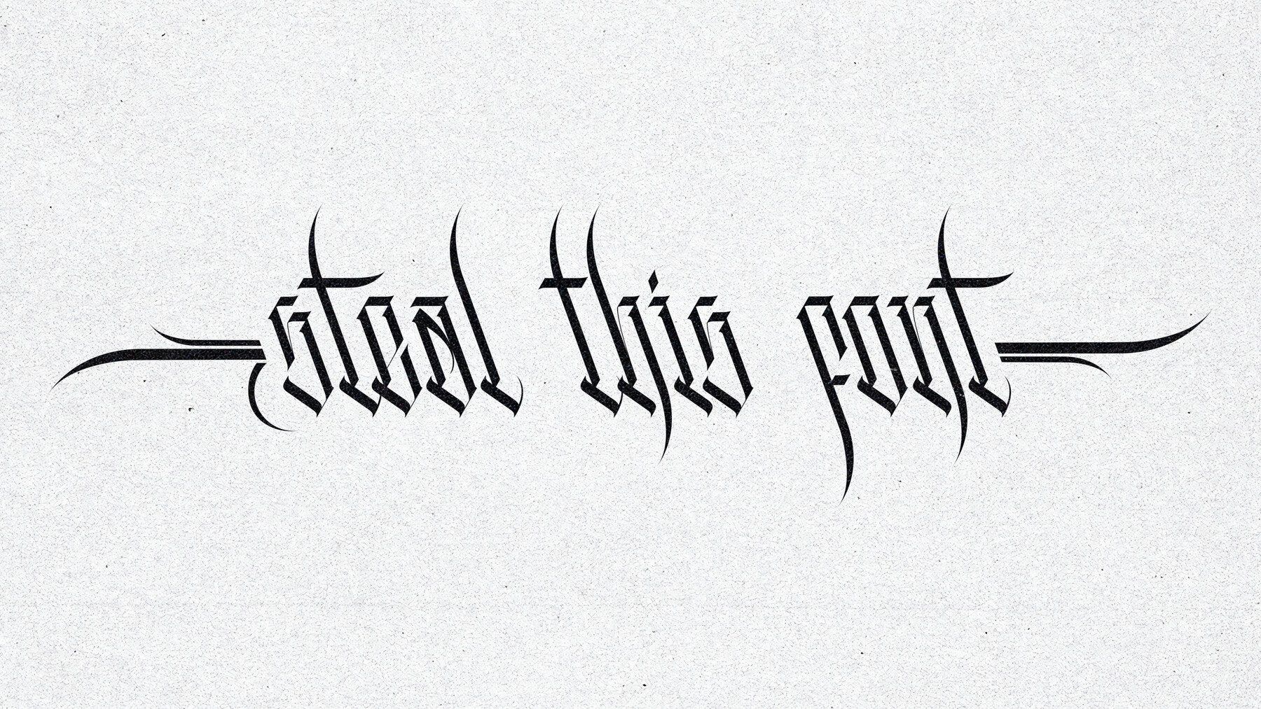 ArtStation - Katana FONT | Artworks