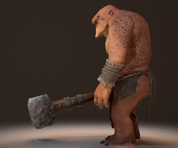 ArtStation - Cave Troll | Game Assets