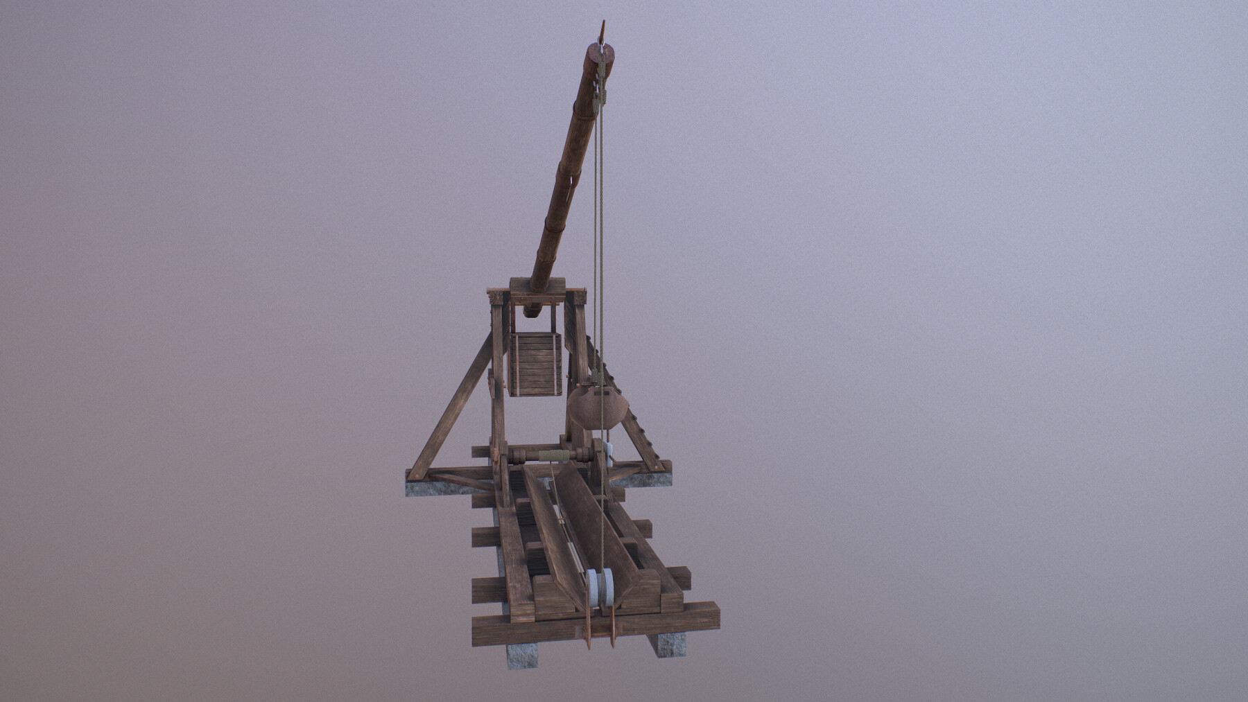 Artstation Trebuchet Game Assets