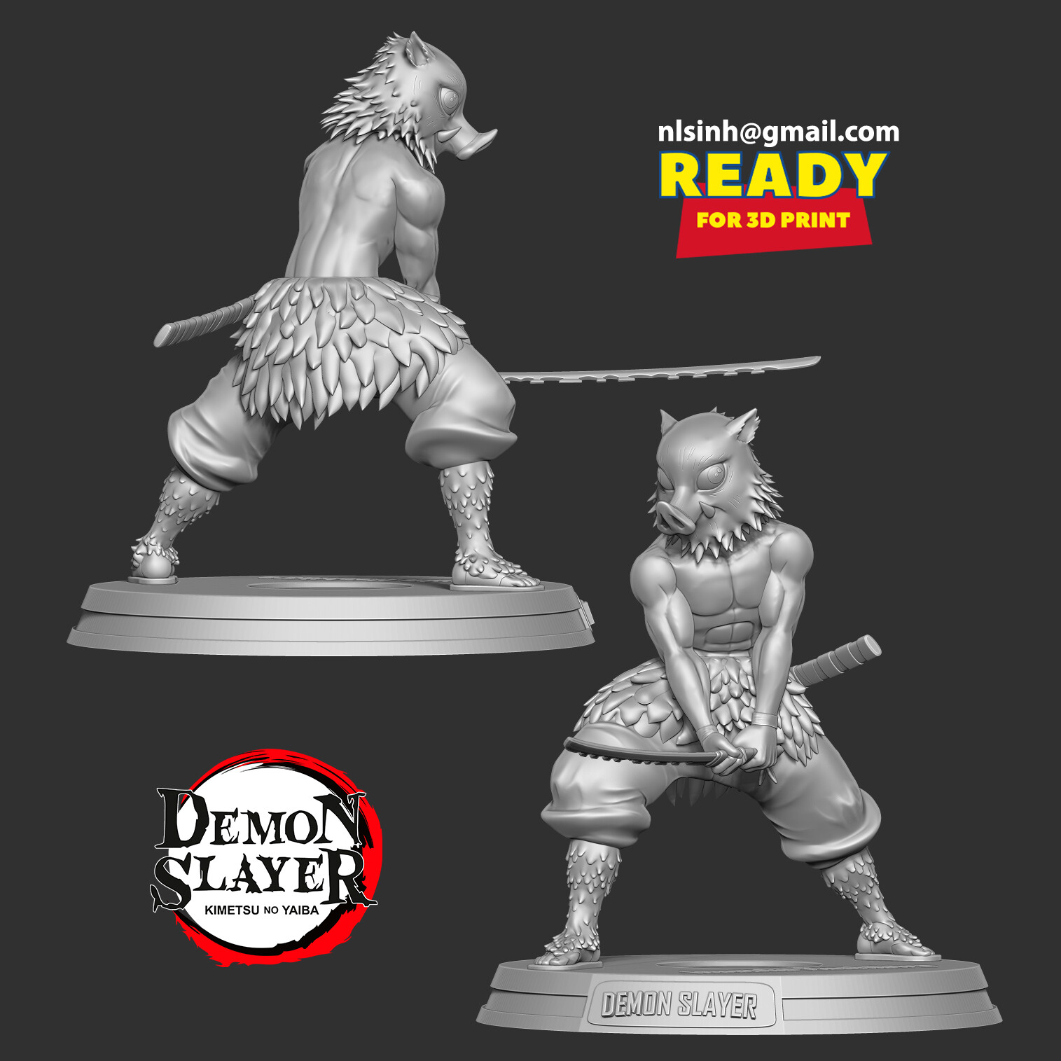 ArtStation - Inosuke Hashibira | Resources