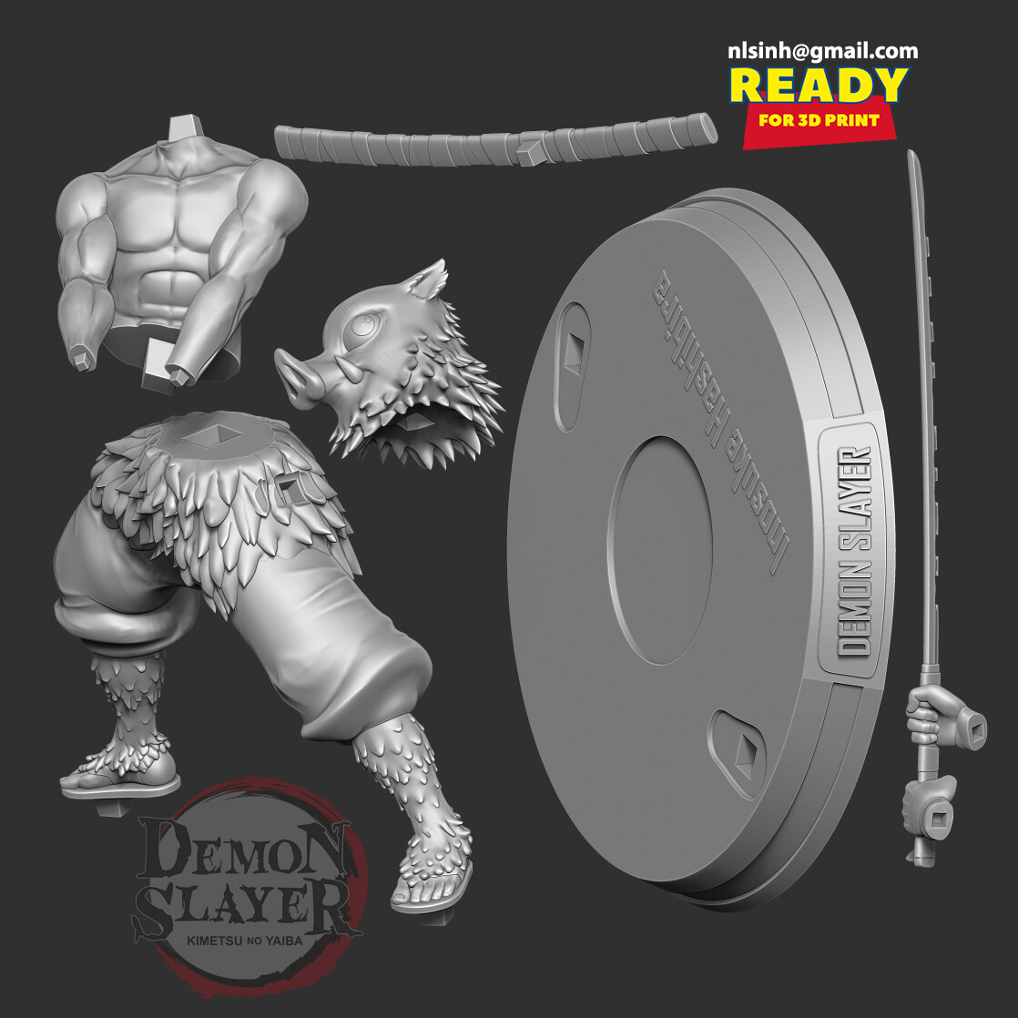 ArtStation - Inosuke Hashibira | Resources