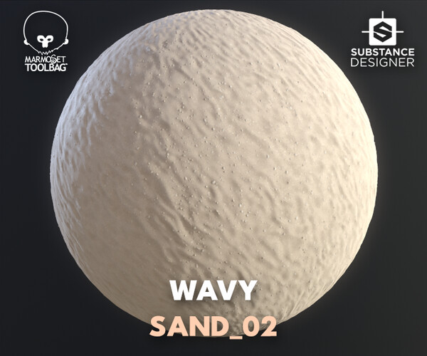 ArtStation - Wavy_Sand_02 | Game Assets