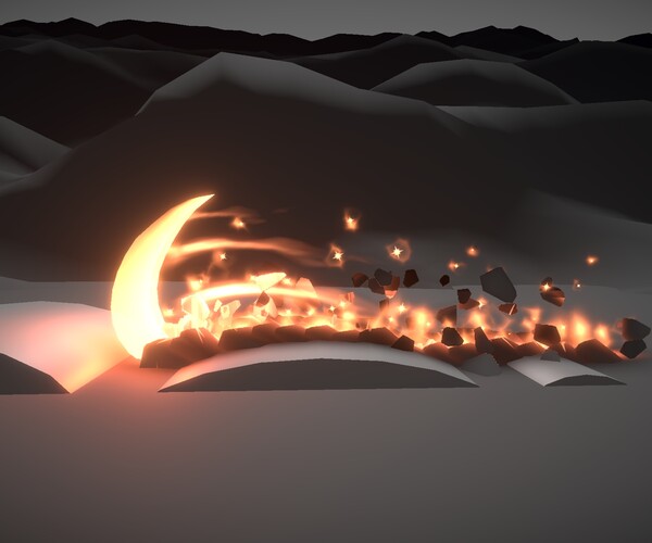 ArtStation - VFX Graph - Ground Slash - Vol. 1 | Game Assets