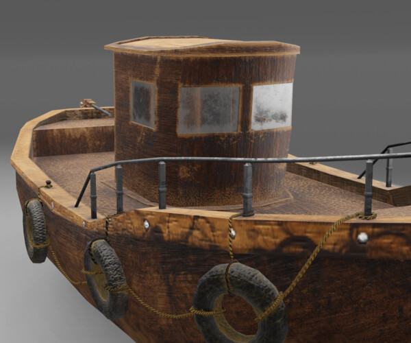 ArtStation - Boat | Game Assets