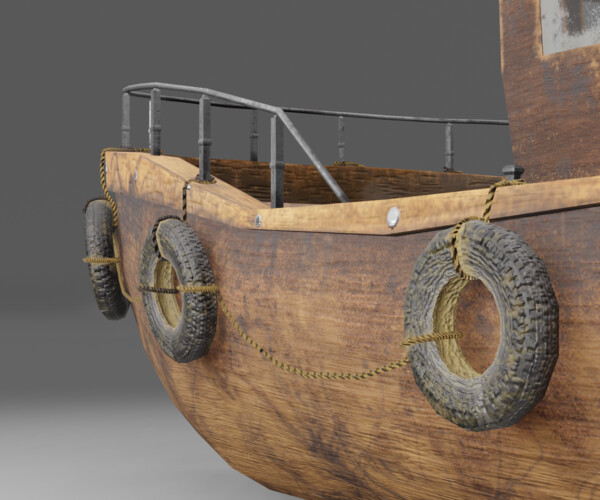 ArtStation - Boat | Game Assets