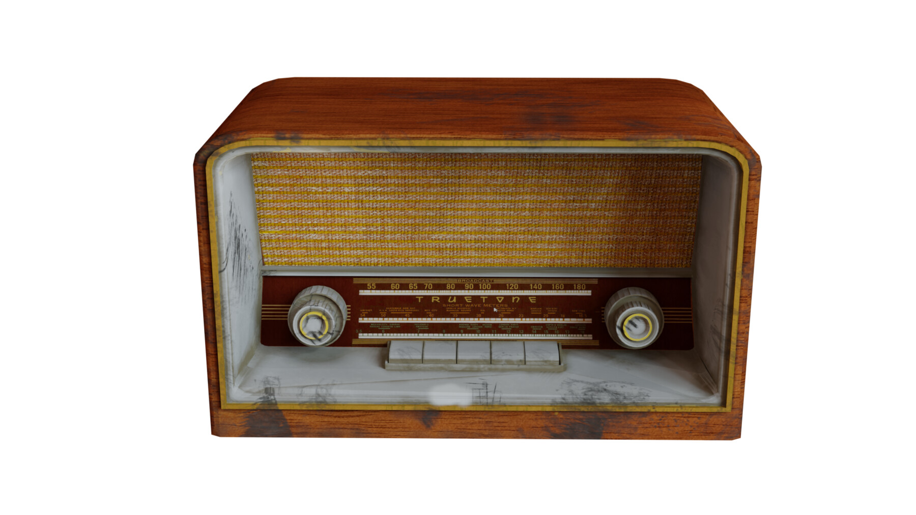 ArtStation - Old Radio Prop | Game Assets