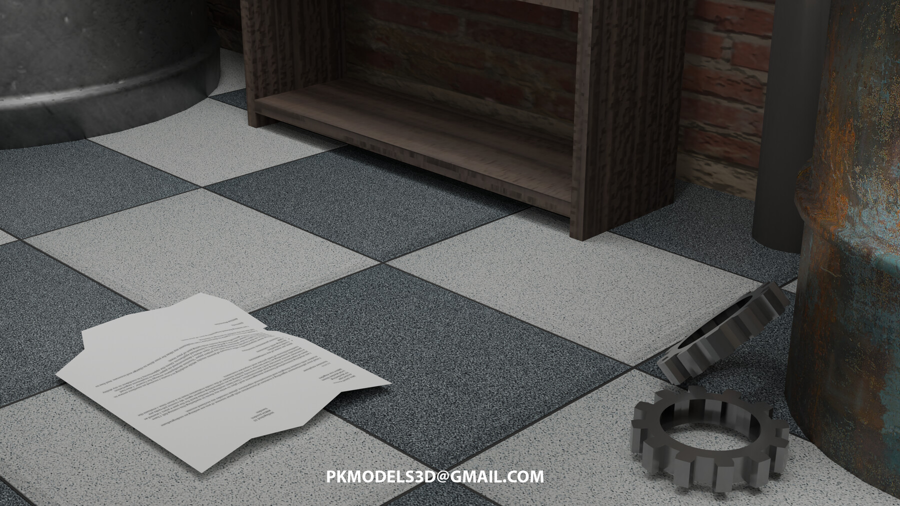 ArtStation - Basement scenario - Asset for a horror game | Game Assets