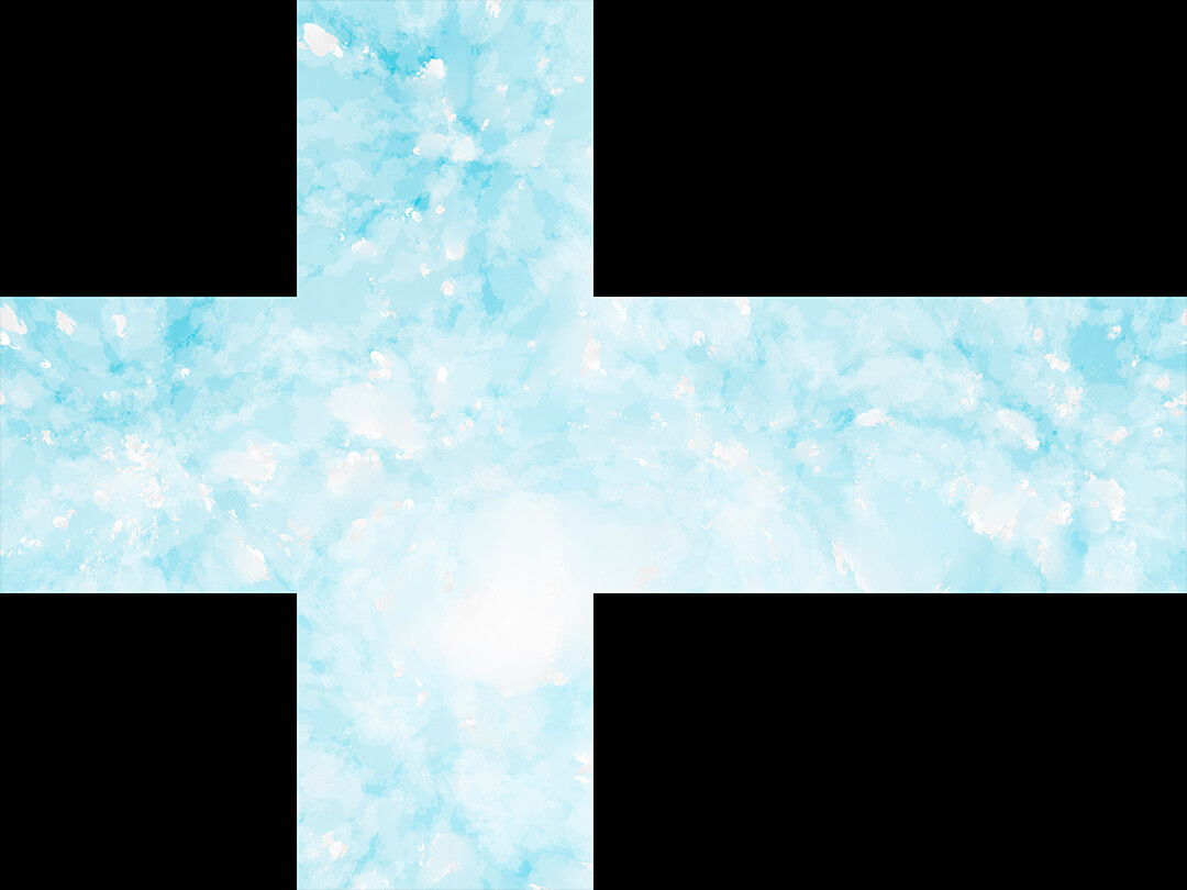 ArtStation - 6k original blue Cubemaps | space sky | cloudy sky ...