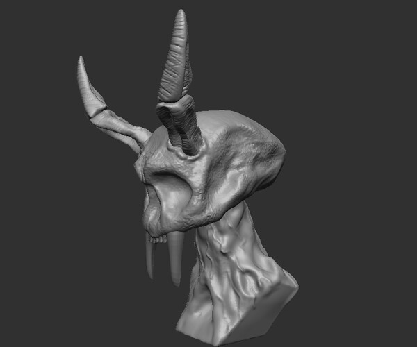 ArtStation - Demon Skull | Resources