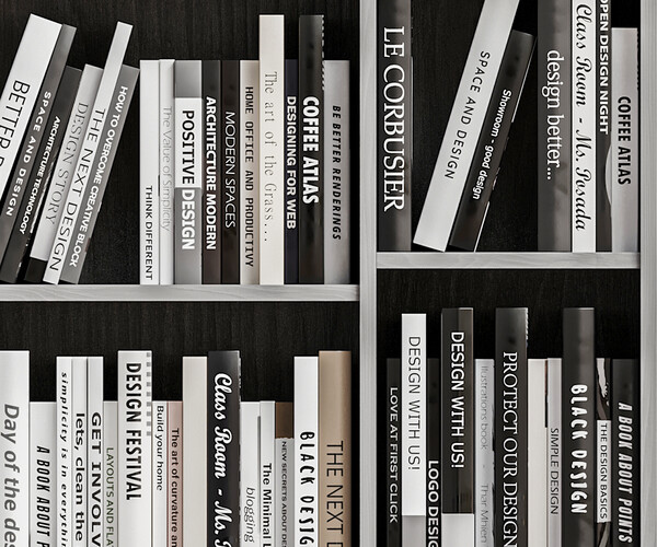 ArtStation - Set of Books 03 | Resources