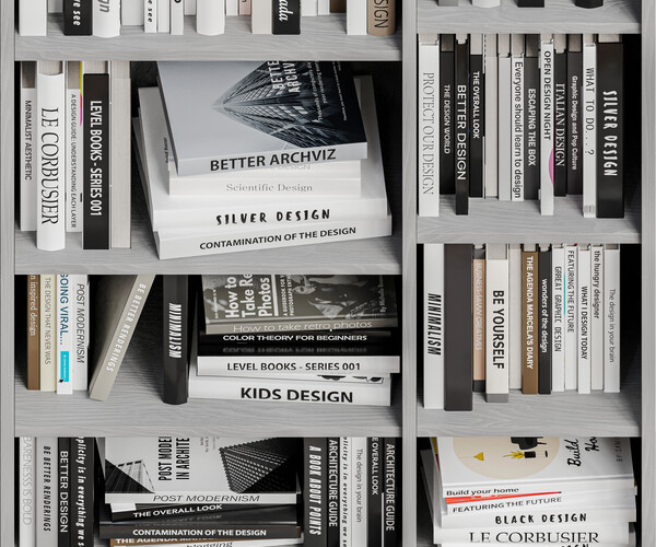 ArtStation - Set of Books 03 | Resources