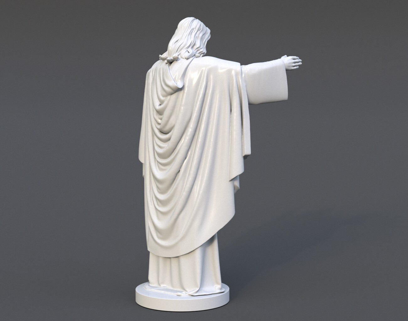 ArtStation - Jesus Sacred Heart Statue 220521 3D print model | Resources