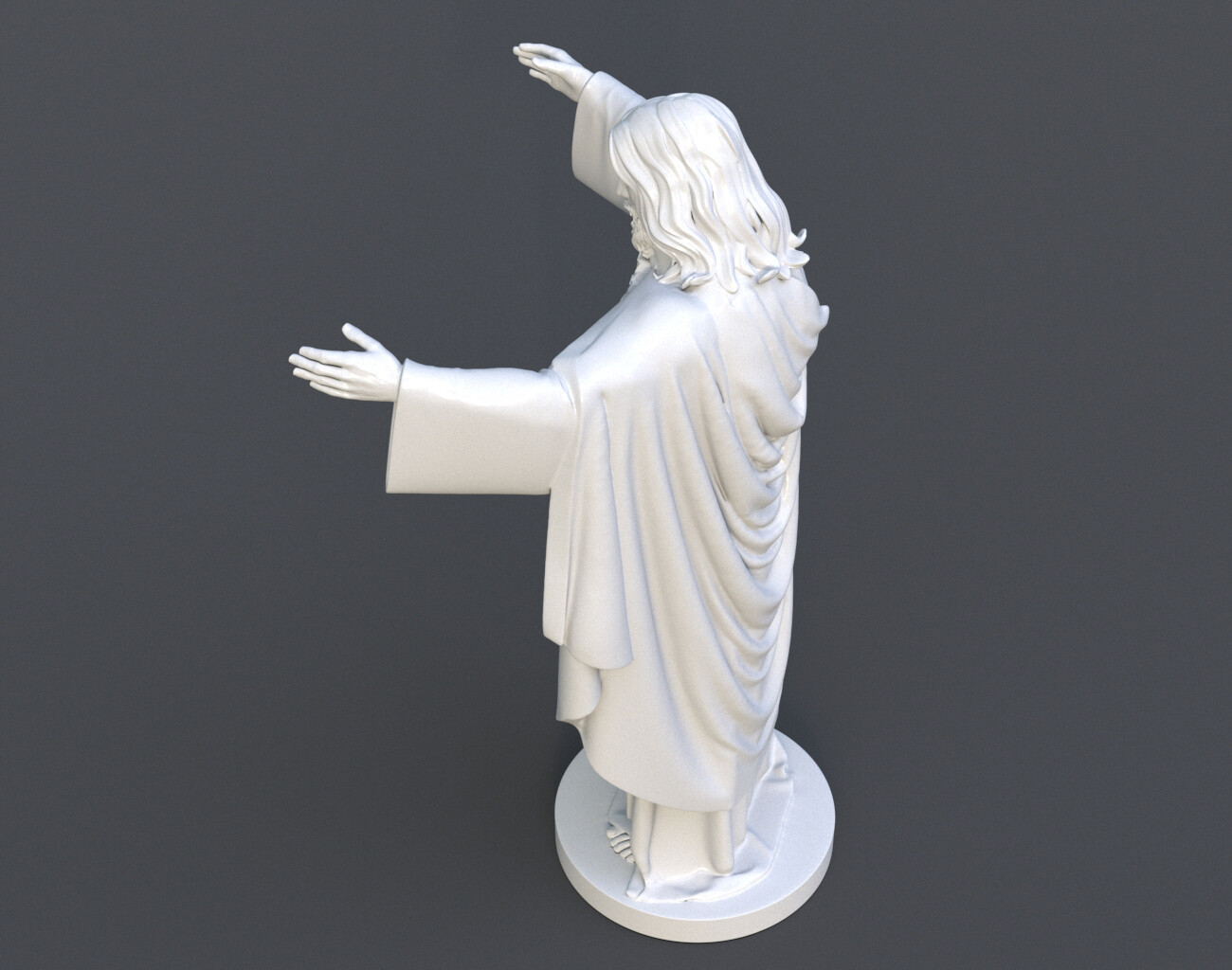 ArtStation - Jesus Sacred Heart Statue 220521 3D print model | Resources