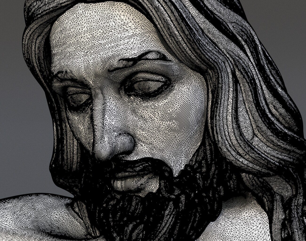 ArtStation - Jesus Sacred Heart Statue 220521 3D print model | Resources