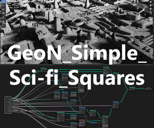 ArtStation - Geometry Nodes Sci-fi Squares | Resources