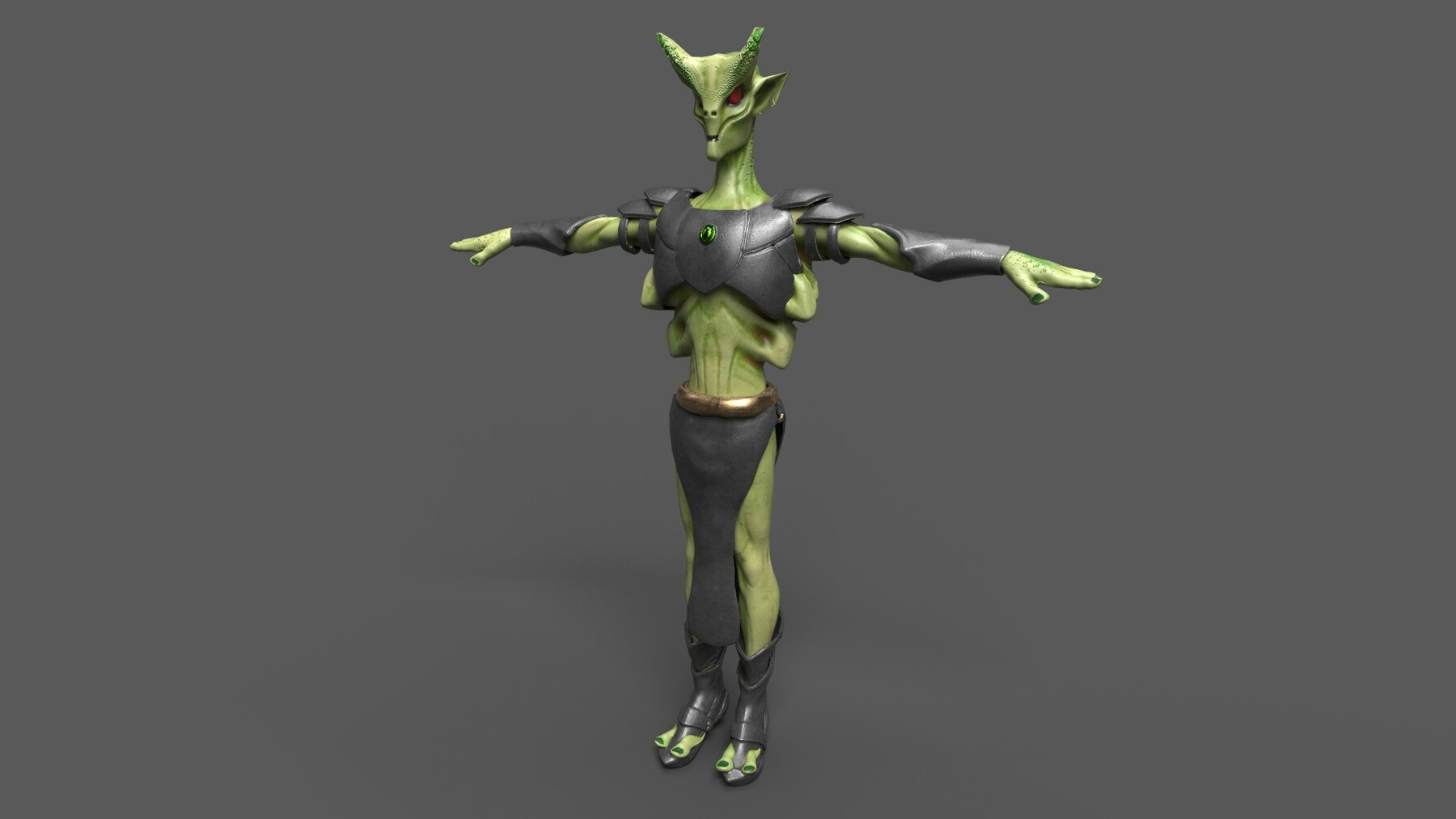 ArtStation - Monster Alien 3d Character Model | Game Assets