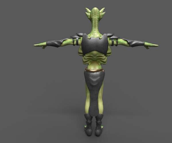 ArtStation - Monster Alien 3d Character Model | Game Assets