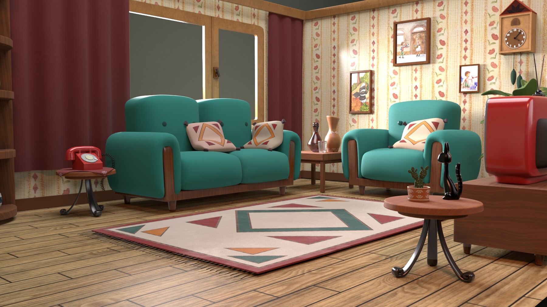 ArtStation - Living Room | Game Assets