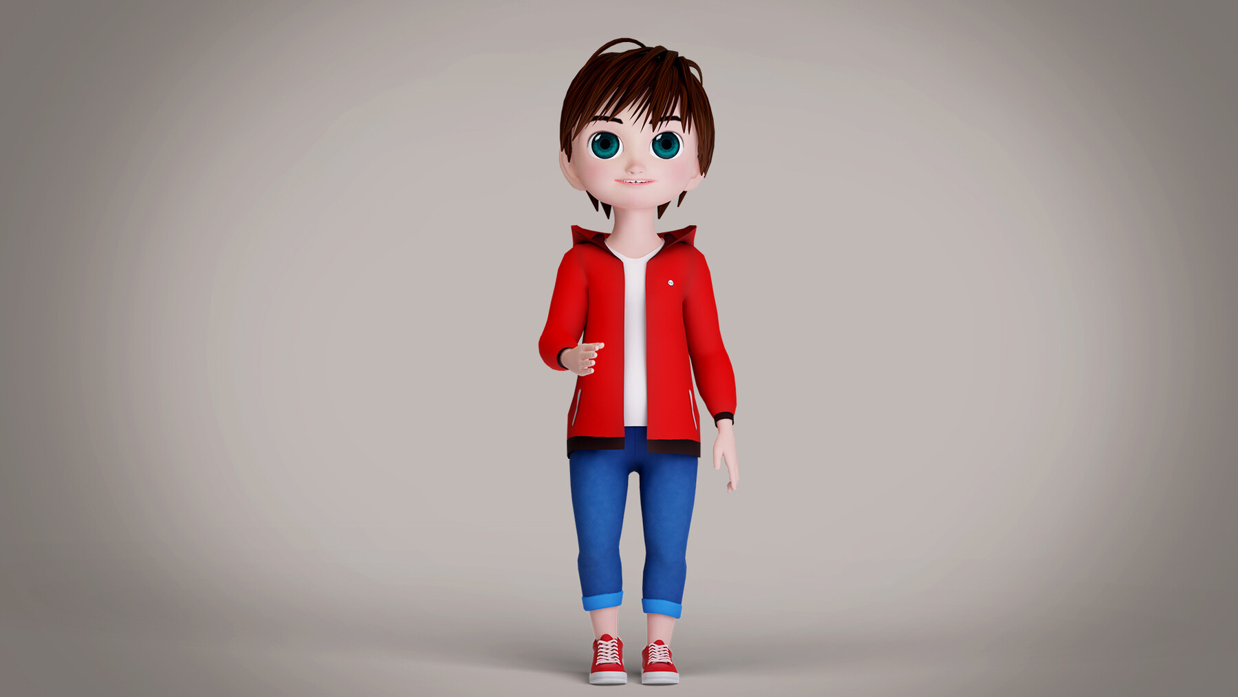 ArtStation - Boy jacket Rigged with Unity package | Game Assets