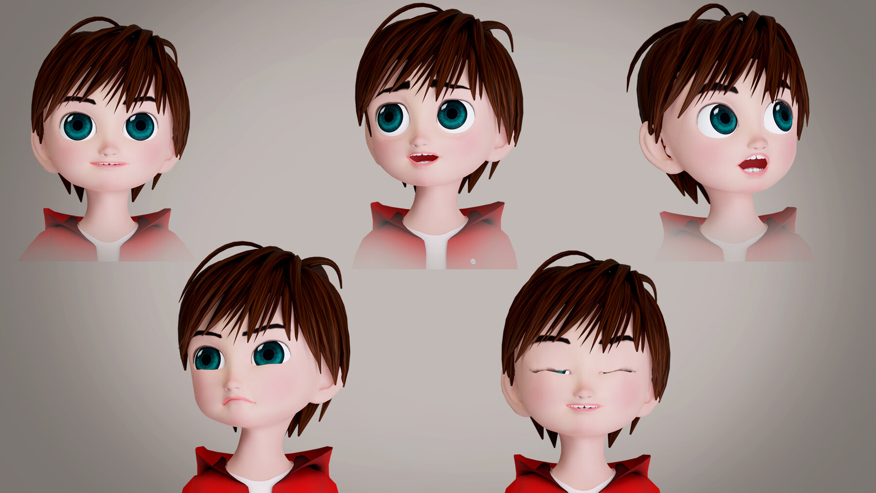 ArtStation - Boy jacket Rigged with Unity package | Game Assets