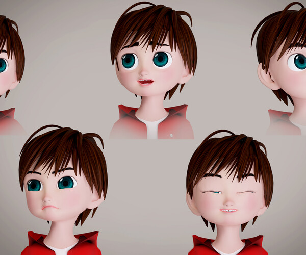 ArtStation - Boy jacket Rigged with Unity package | Game Assets