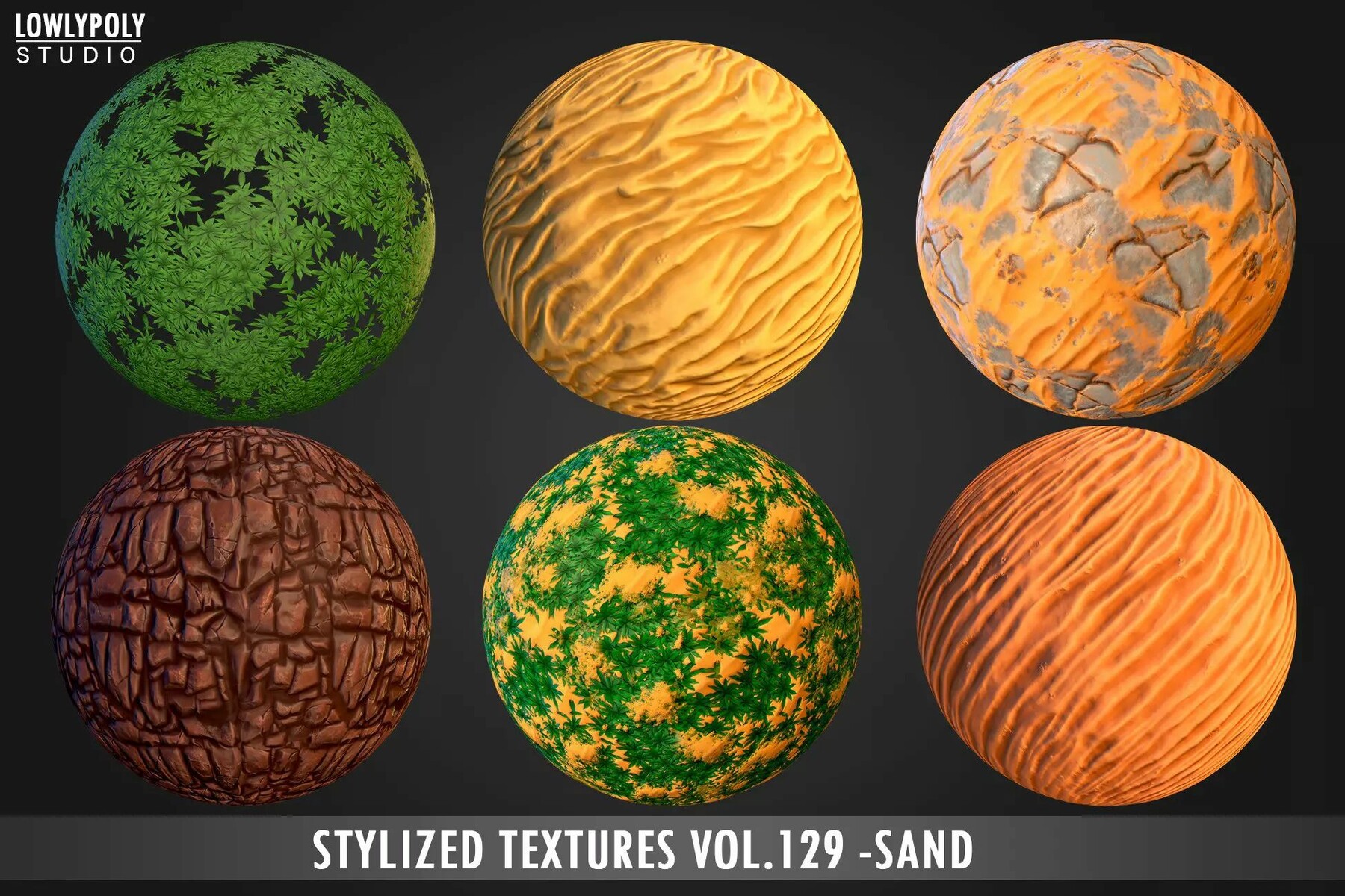 ArtStation - Sand Vol.129 - Stylized Textures | Game Assets