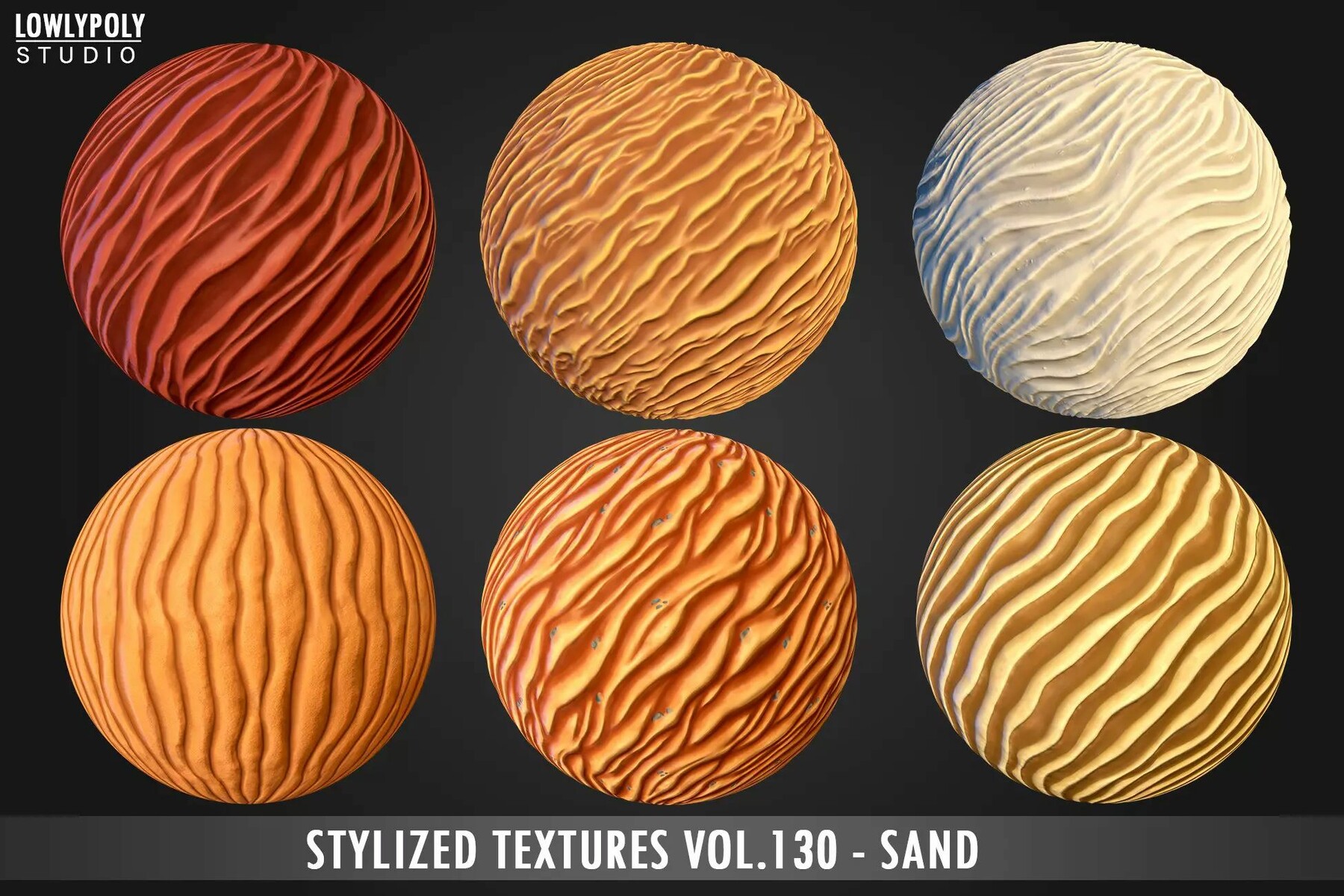 ArtStation - Sand Vol.130 - Stylized Textures | Game Assets