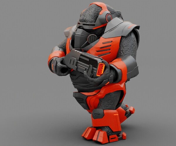ArtStation - Alien Trooper (rigged - anmated character) | Game Assets