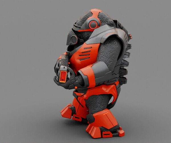 ArtStation - Alien Trooper (rigged - anmated character) | Game Assets