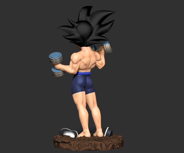 ArtStation - Kid Son Goku with gym | Resources