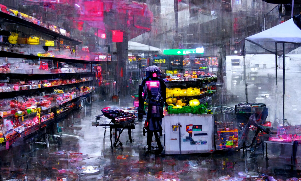 ArtStation - Cyber Supermarket | Artworks