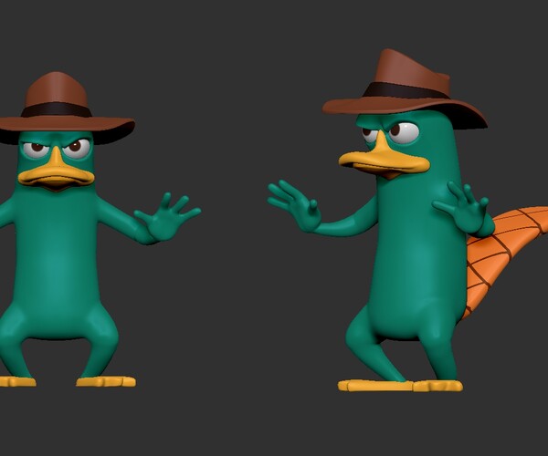 ArtStation - Perry the platypus STL | Resources