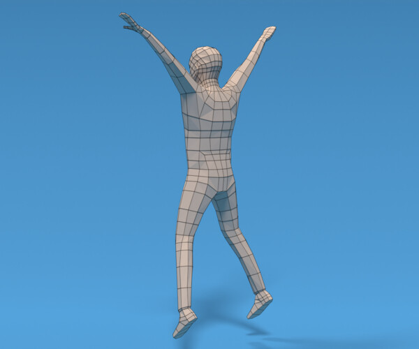 ArtStation - Low Poly Kid Jumping Jacks | Resources