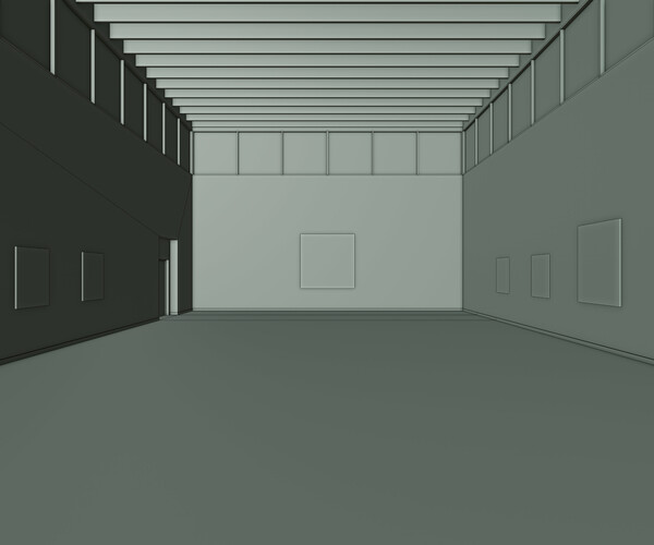 ArtStation - Art Gallery Interior 31 | Game Assets