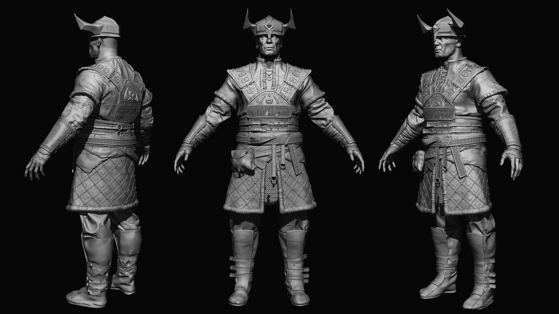 ArtStation - [HIGHPOLY] Medieval Viking + Weapons | Game Assets