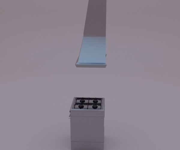 ArtStation - Oven and a cooker hood | Game Assets