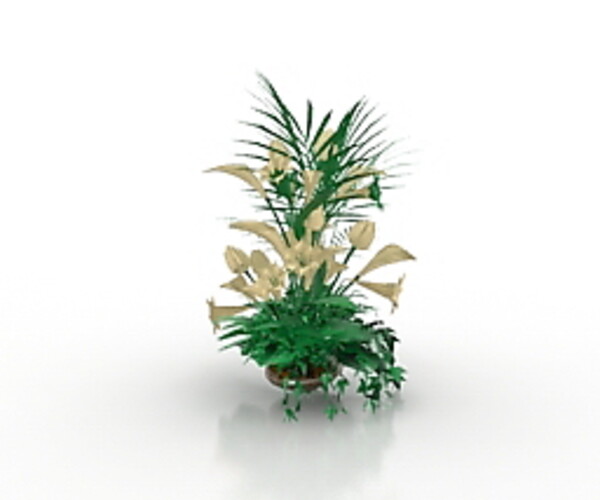 ArtStation - Resource-Interior-Exterior-Plant - Flower Home | Resources