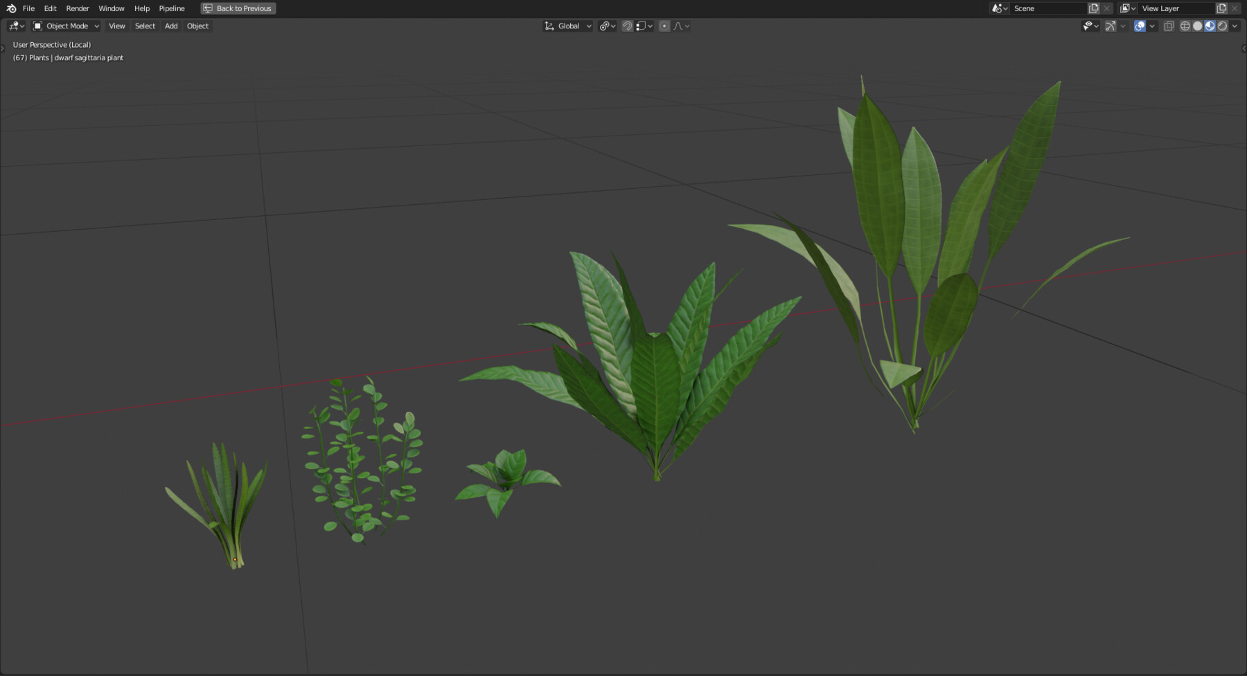 ArtStation - Aquatic Plants (Source file included) | Resources